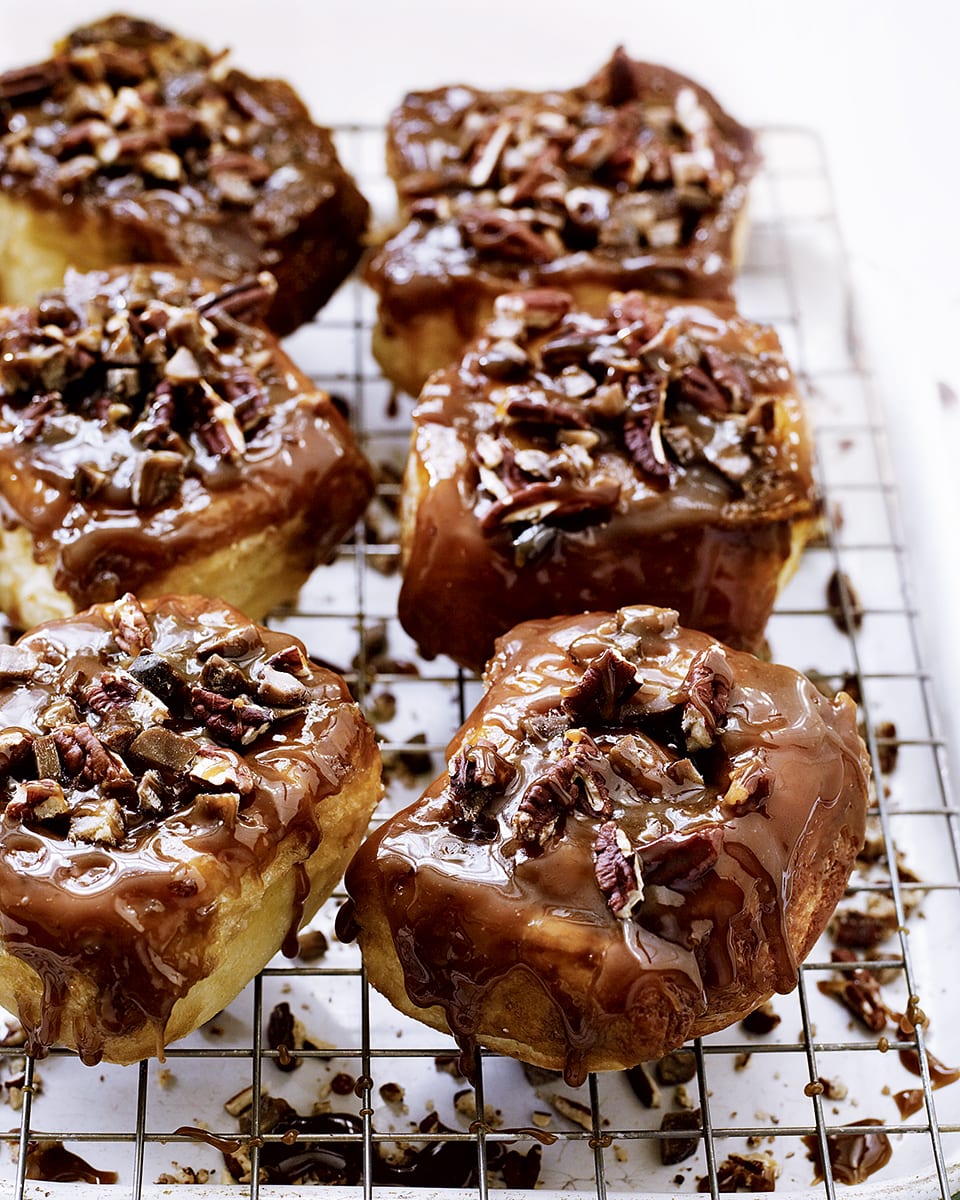 Sticky chestnut buns recipe | delicious. magazine