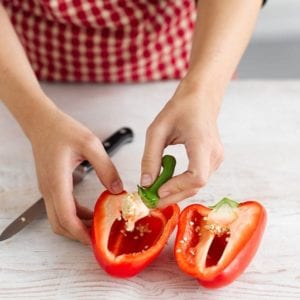 How to skin peppers - delicious. magazine
