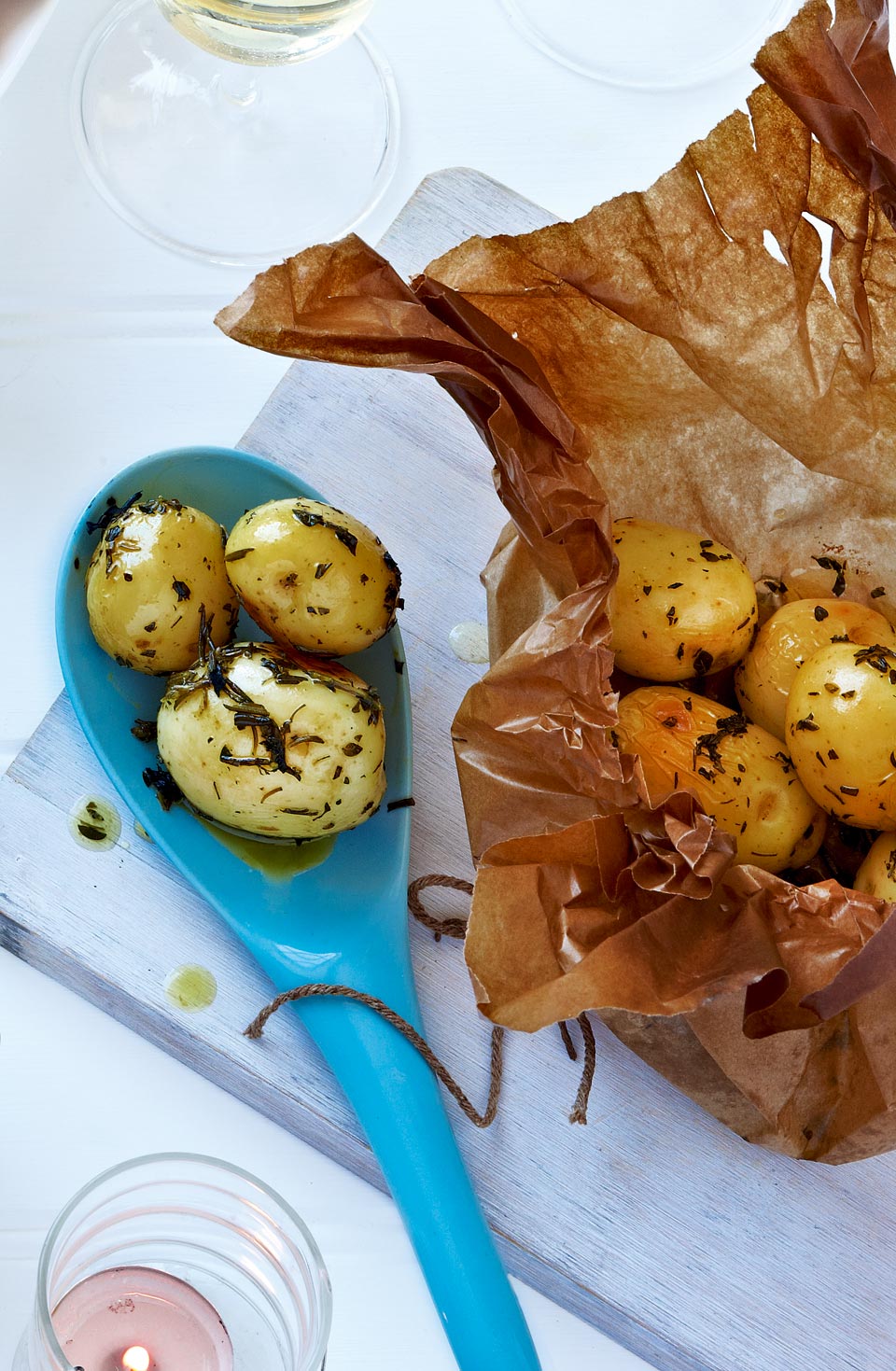 Parcel-roasted potatoes - delicious. magazine