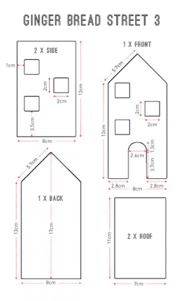 Gingerbread House Templates Delicious Magazine