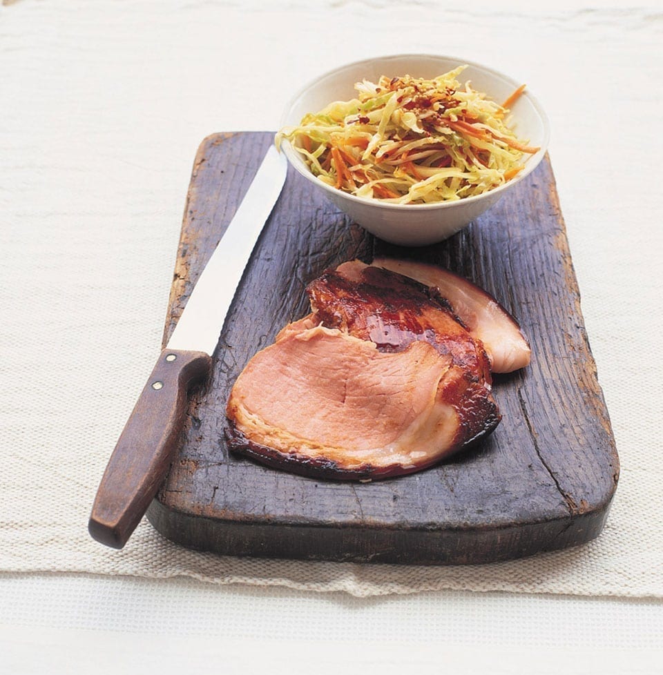 Indian coleslaw with gammon recipe | delicious. magazine