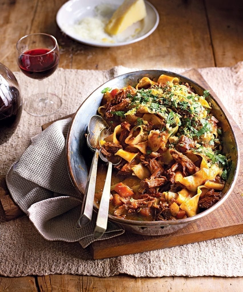 Boar ragù with lemon pangrattato recipe | delicious. magazine