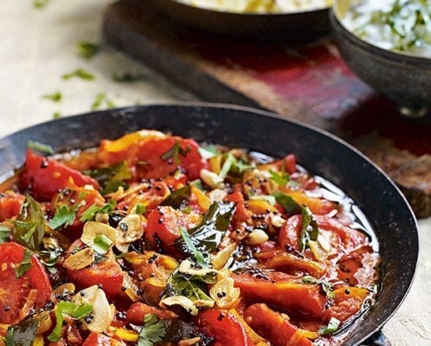 Runner bean, tomato and tamarind curry - delicious. magazine