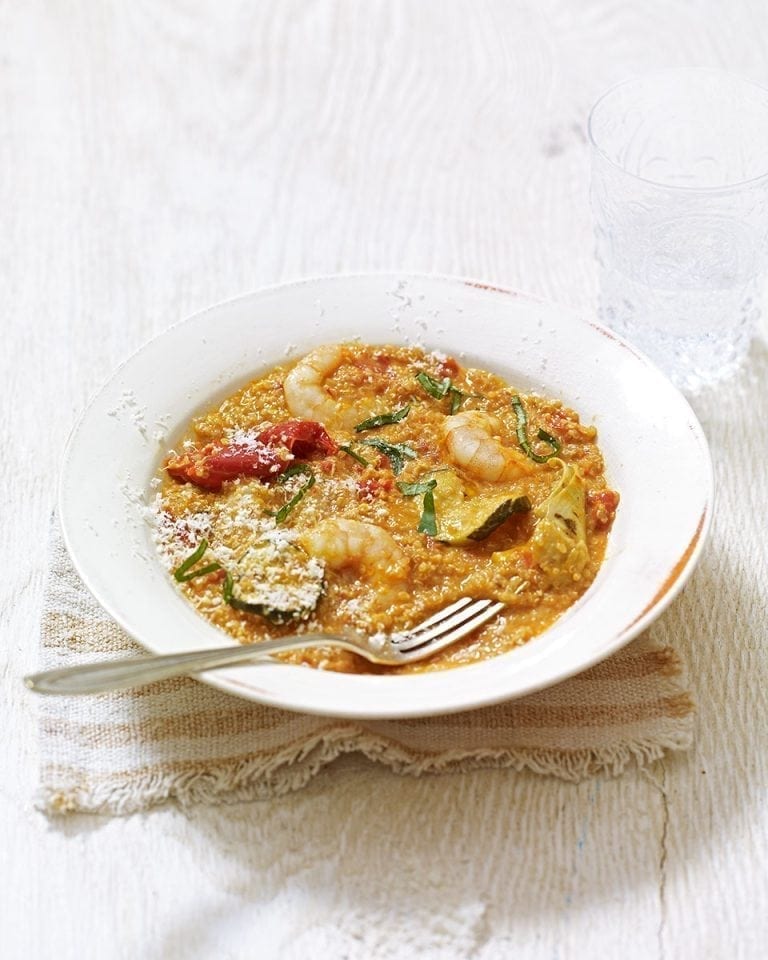 Quick Mediterranean quinoa risotto recipe | delicious. magazine