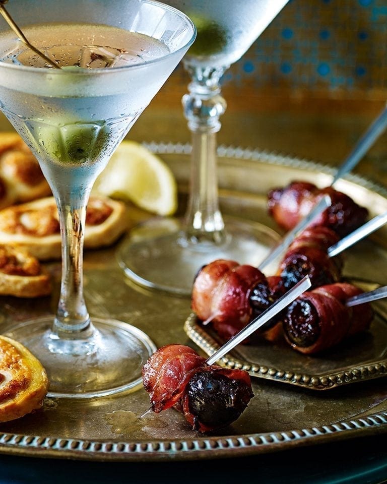 Drunk Spanish Devils On Horseback Recipe Delicious Magazine drunk-spanish-devils-on-horseback-recipe-delicious-magazine