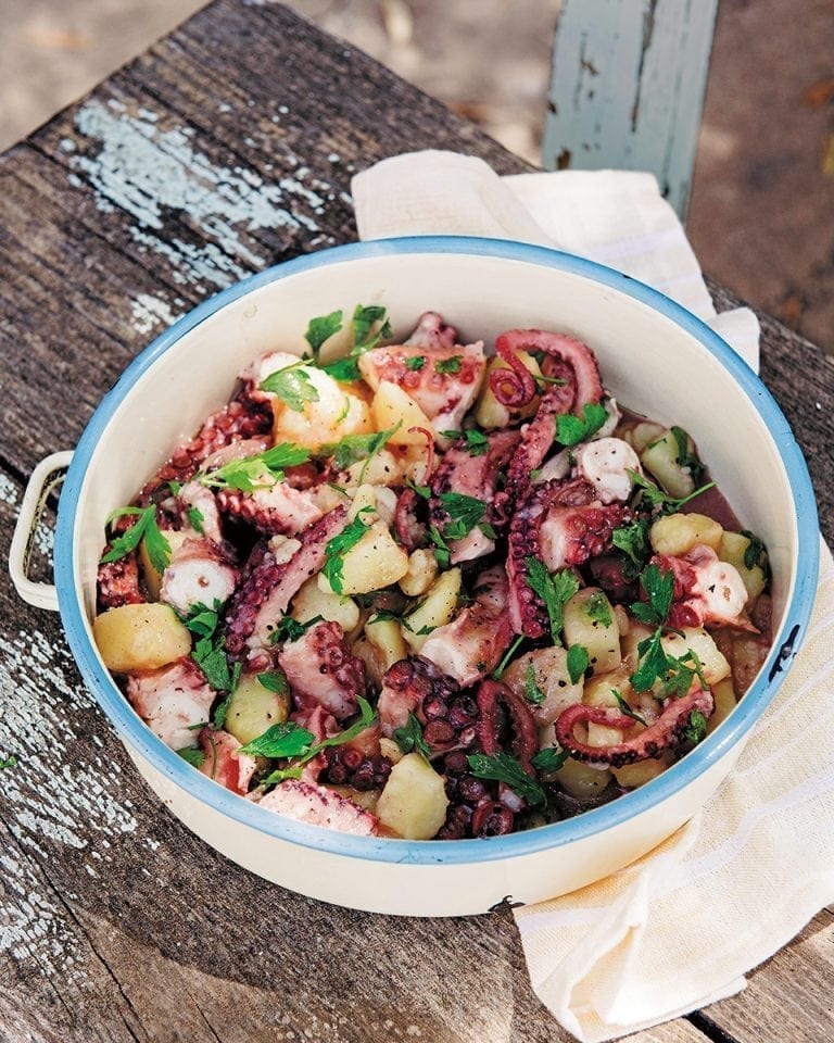Polpo e patate (octopus and potato braise) recipe | delicious. magazine