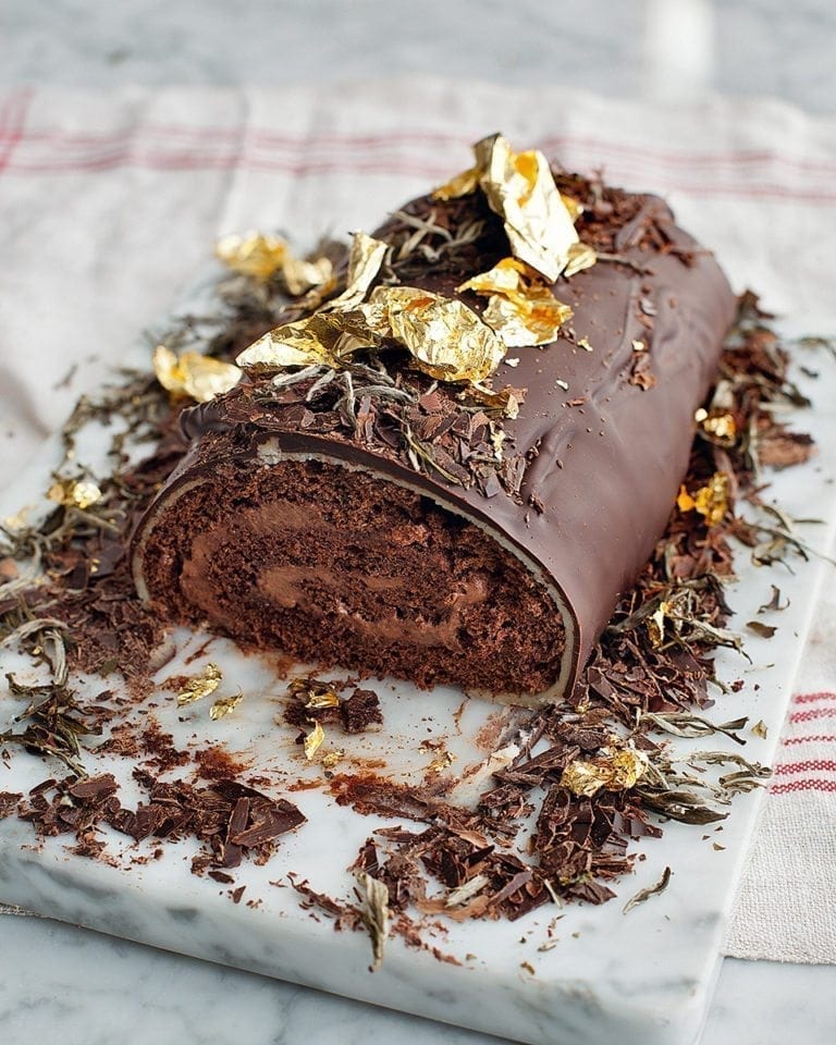 Miniature Yule Log Recipe | The Cake Boutique