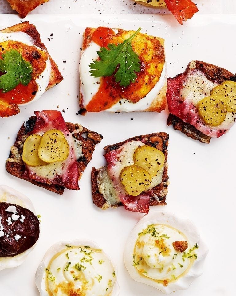 Brie & pastrami melts recipe | delicious. magazine