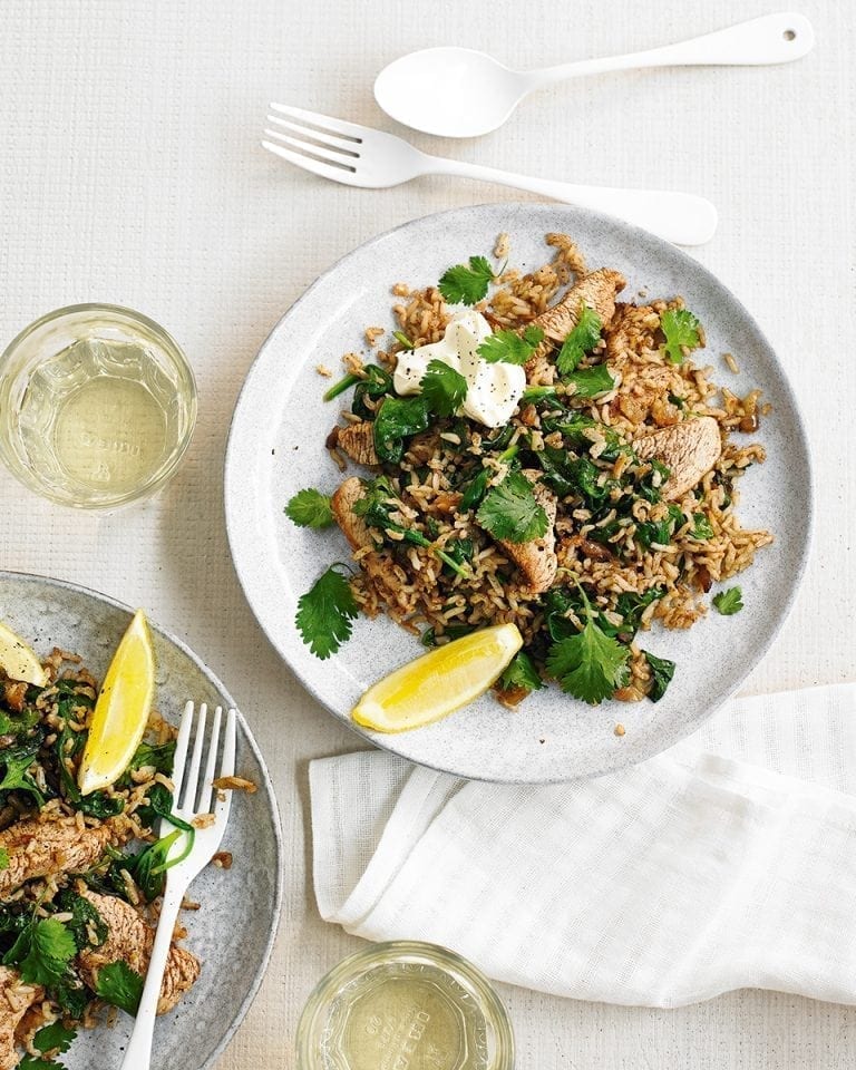 Spiced turkey rice recipe | delicious. magazine