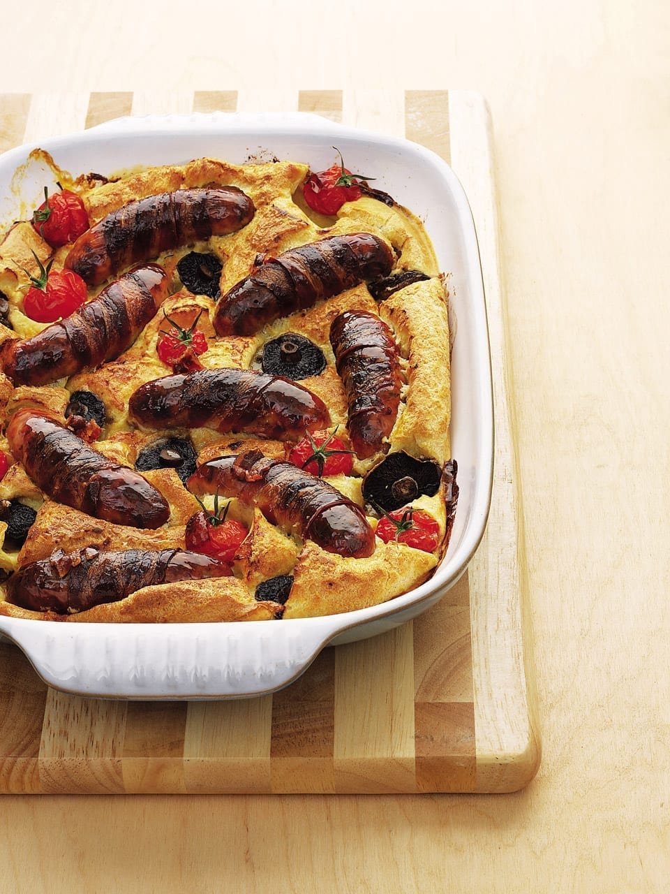 Brunch-style toad in the hole recipe | delicious. magazine