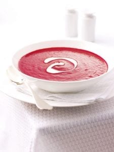 Beetroot and vodka soup recipe | delicious. magazine