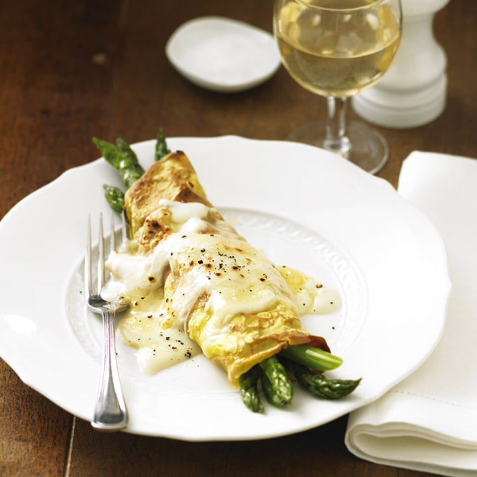 Asparagus crespelle recipe | delicious. magazine