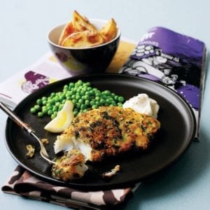Crispy herb-crumbed fish recipe | delicious. magazine