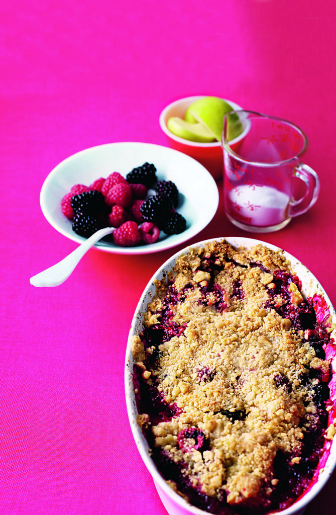 Classic crumble mix and four fillings recipe | delicious. magazine