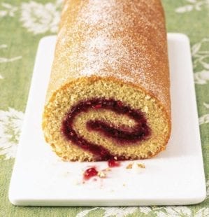 Hazelnut meringue roulade recipe | delicious. magazine