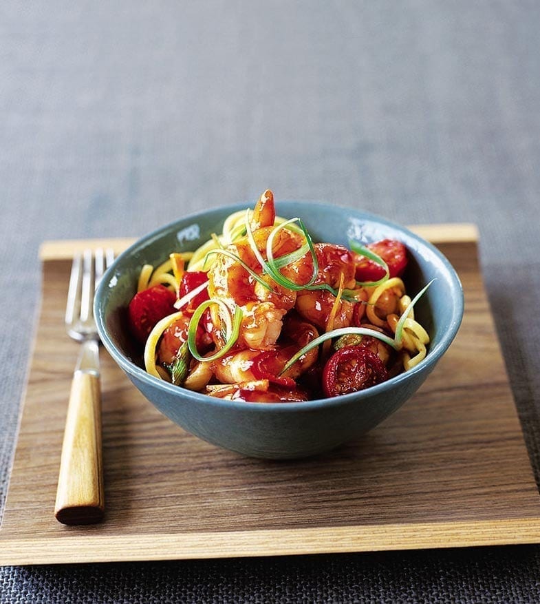 Sweet and sour chilli prawns recipe | delicious. magazine