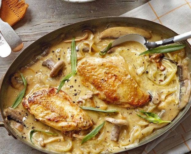 Chicken, mushroom and tarragon ragout - delicious. magazine
