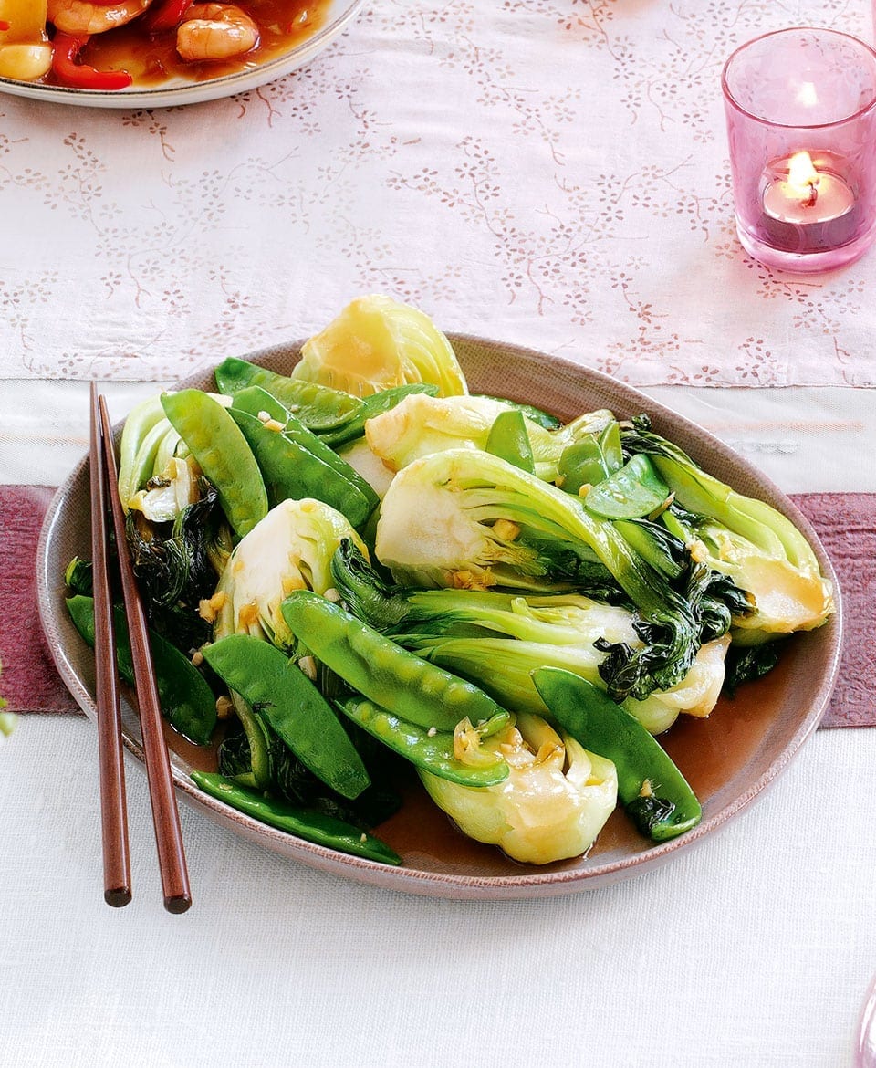 Stir-fried Chinese greens recipe | delicious. magazine