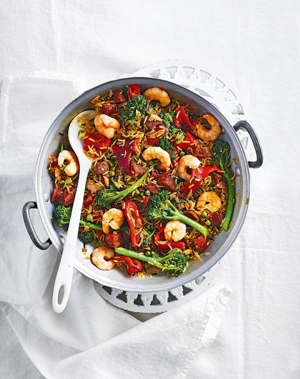 Smoky prawn rice recipe | delicious. magazine