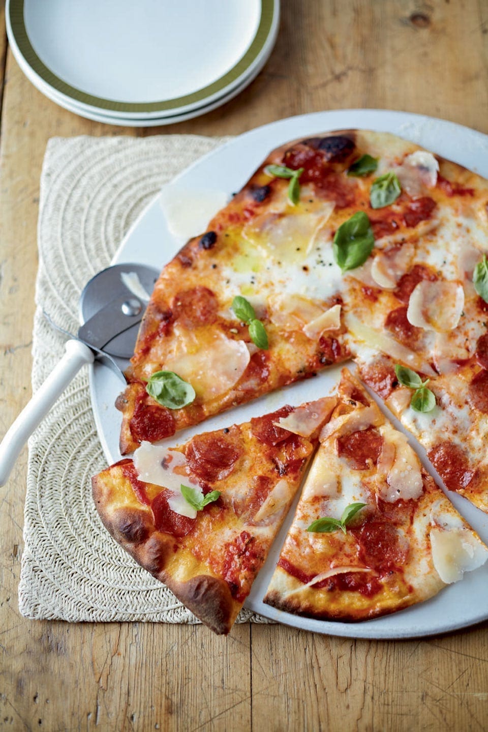 Pepperoni Pizza Recipe Delicious Magazine Pepperoni Pizza Recipe Delicious Magazine