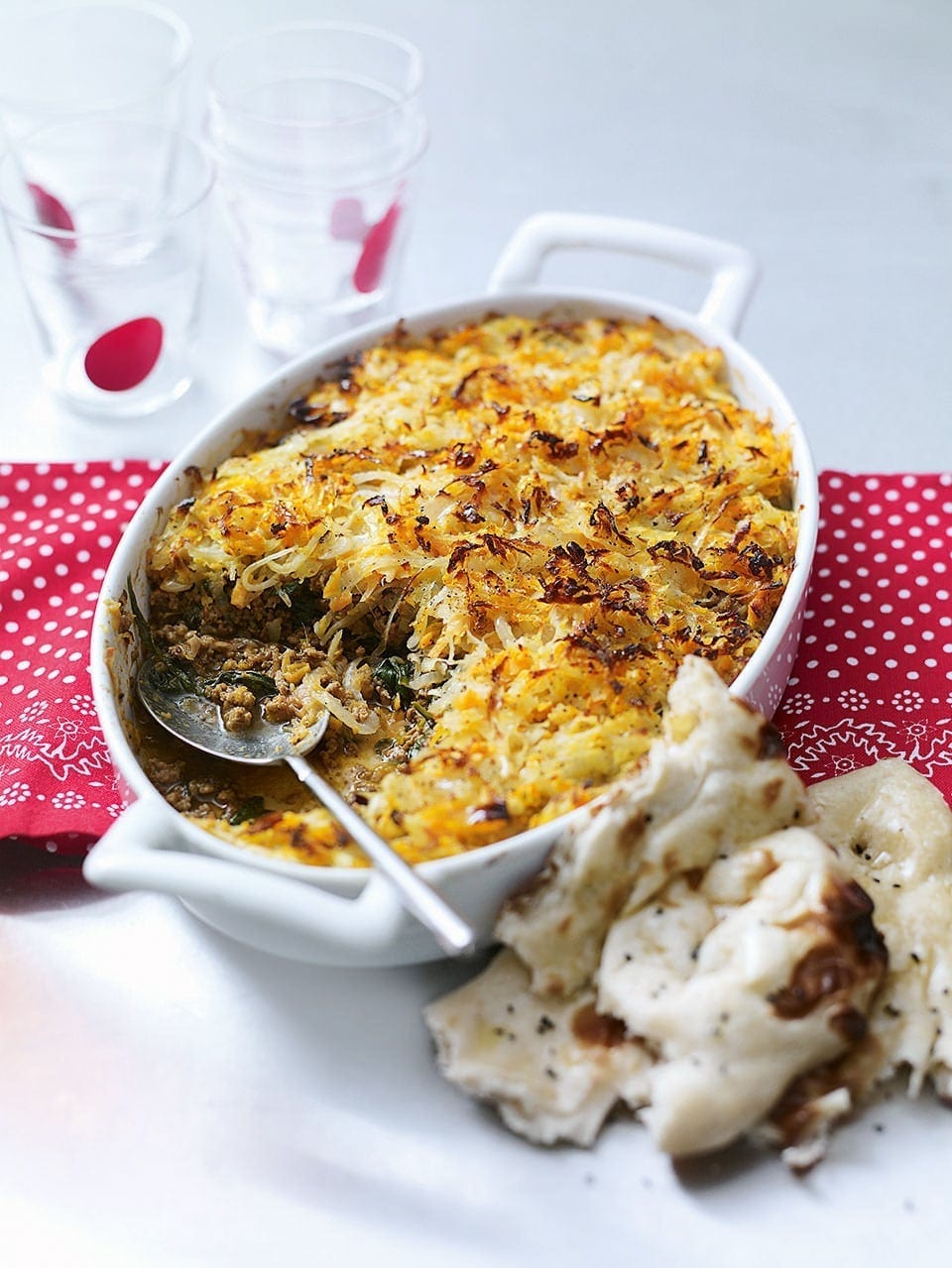 Lamb keema with rosti topping recipe | delicious. magazine