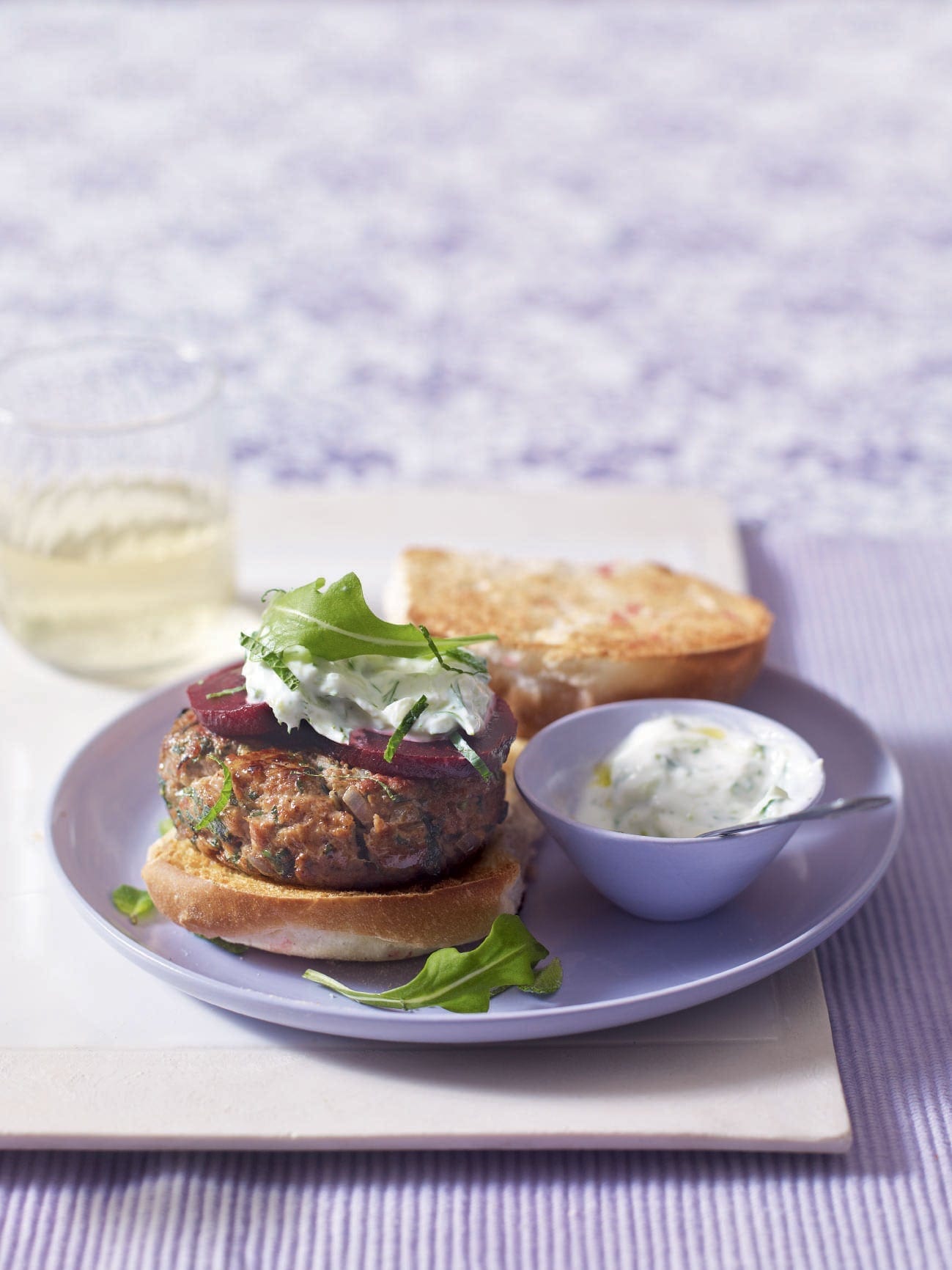 Minty Moroccan lamb burgers recipe | delicious. magazine