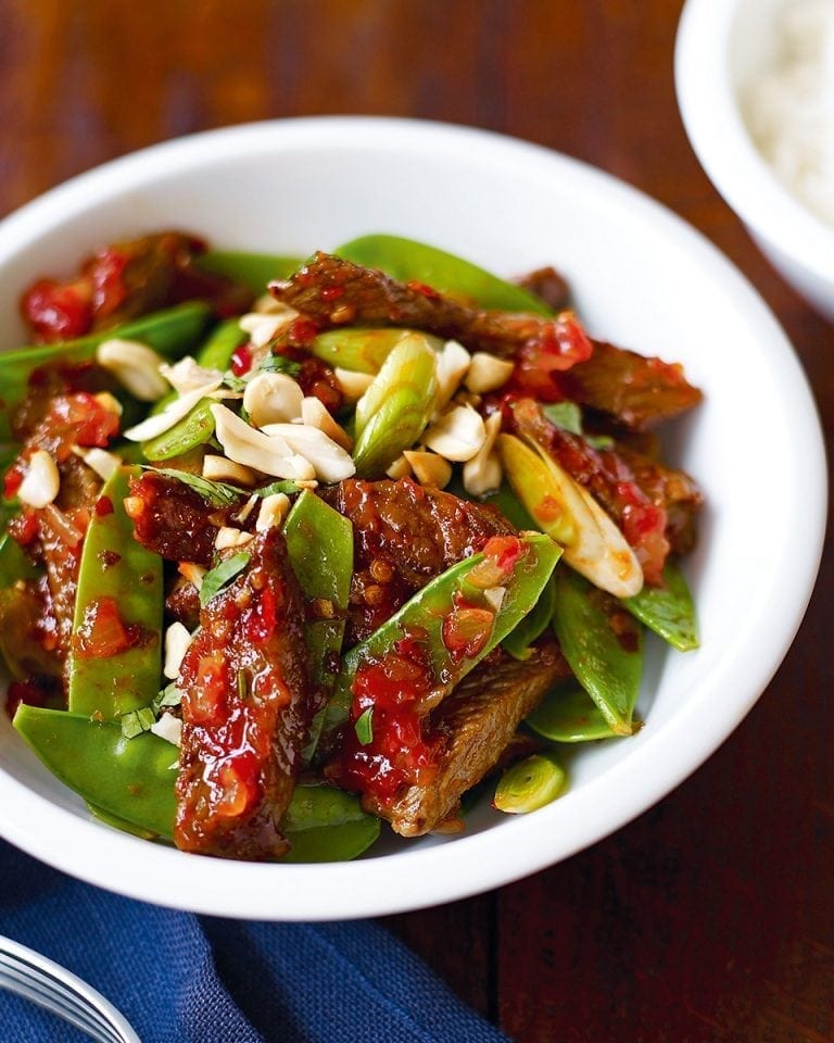 Cheat's Thai chilli beef recipe | delicious. magazine