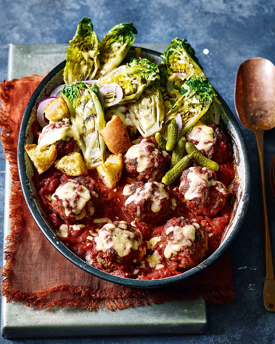 Cheeseburger meatballs recipe | delicious. magazine