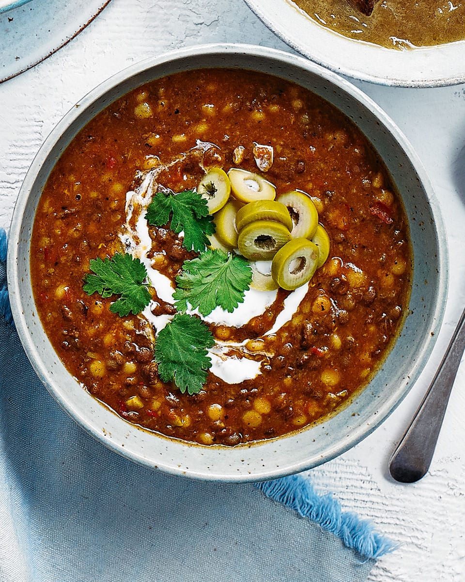 Spicy beef harira recipe | delicious. magazine