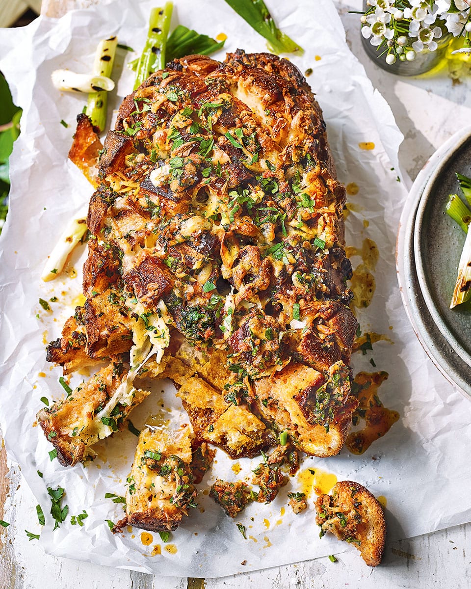 Sobrasada and mozzarella sharing loaf recipe | delicious. magazine