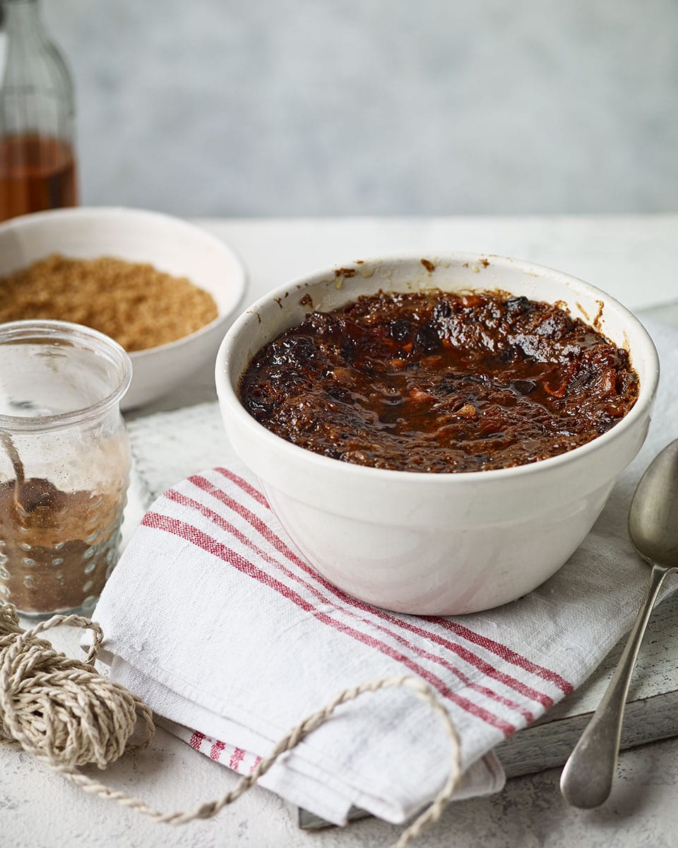 Rum and pineapple Christmas pudding recipe | delicious. magazine