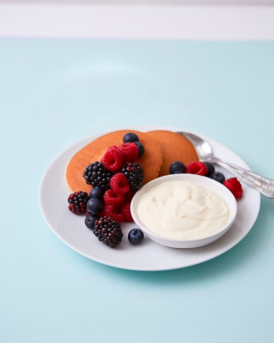 Apple pancakes with toffee sauce recipe | delicious. magazine