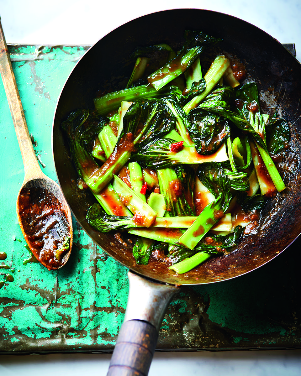 Stir-fried Thai-style tat soi - delicious. magazine