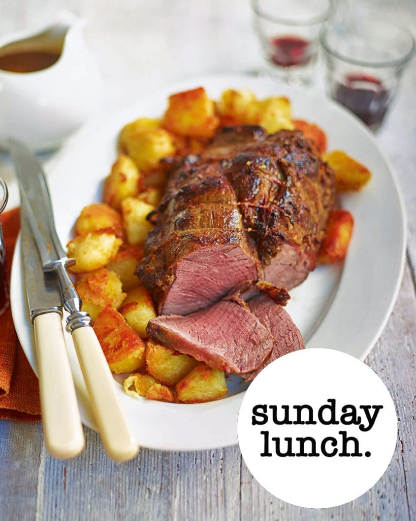 The traditional Sunday lunch menu - delicious. magazine