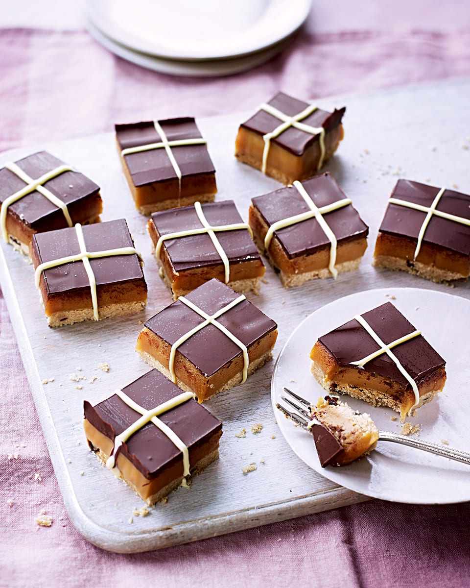 Hot cross millionaire’s shortbread - delicious. magazine