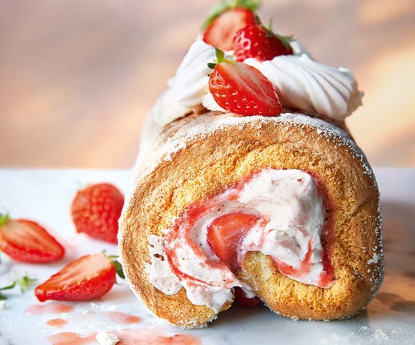 Chocolate coffee meringue roulade recipe | delicious. magazine