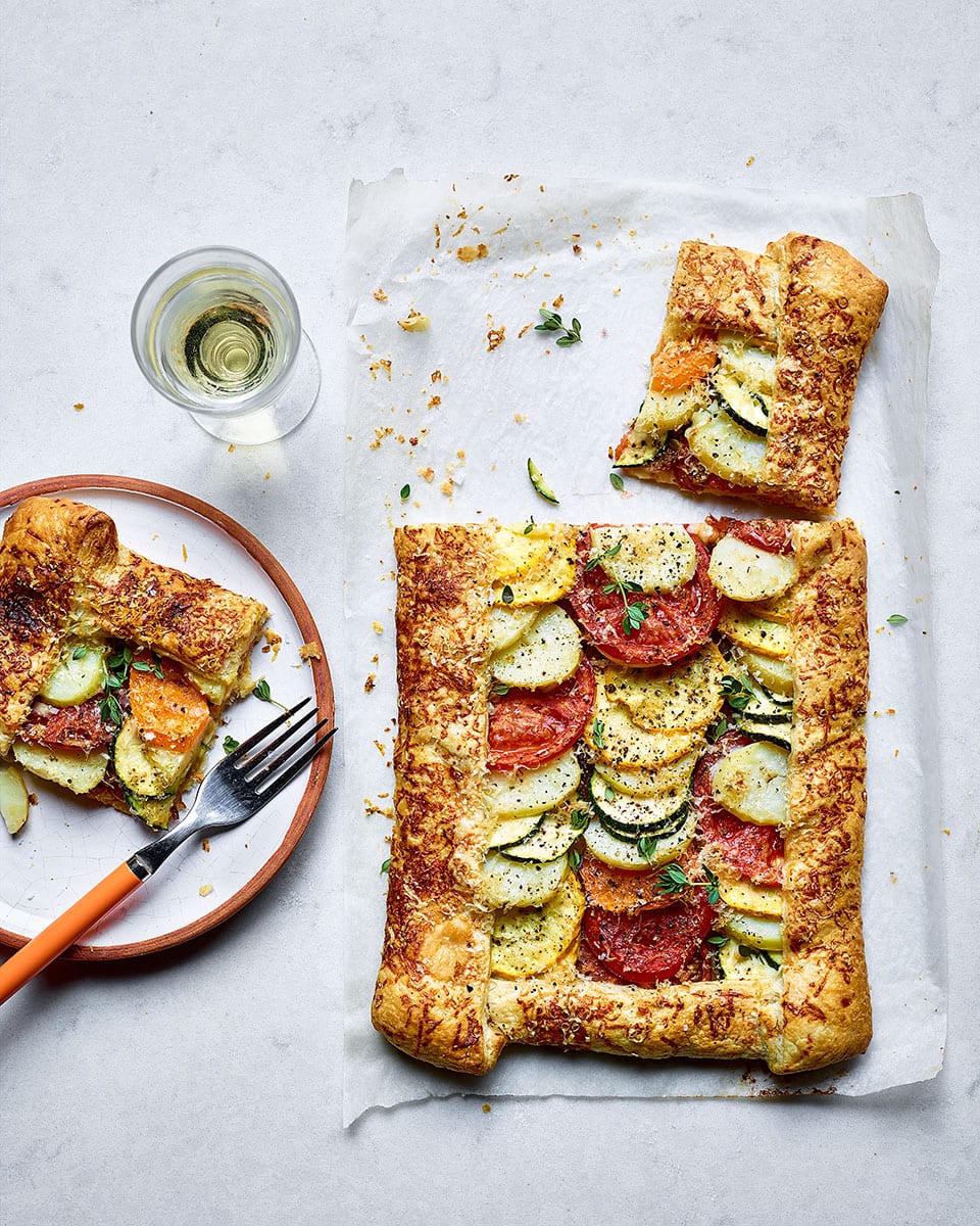 How to make a French Tian tart (French summer vegetable tart ...