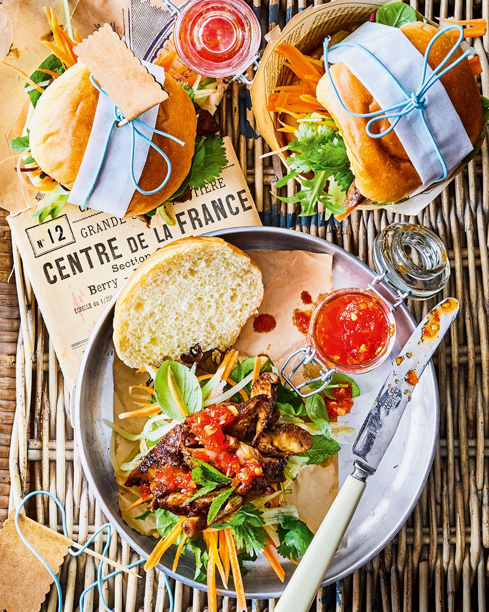 Sweet chilli chicken rolls - Perfect picnic recipe - delicious. magazine