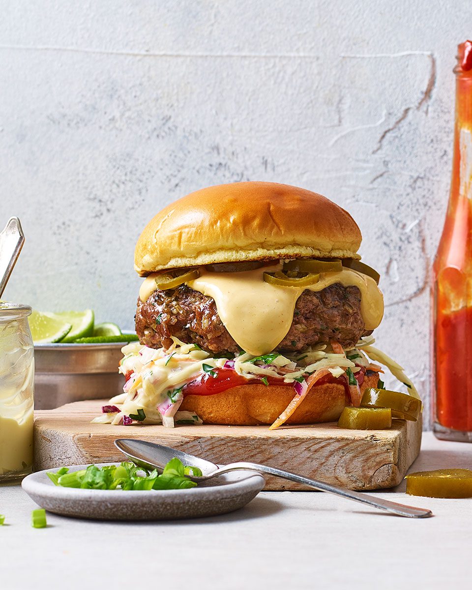 Tex-mex cheeseburger recipe - delicious. magazine