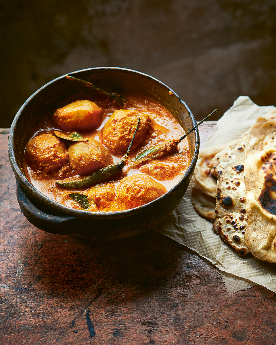 Dum aloo (potato curry) - delicious. magazine