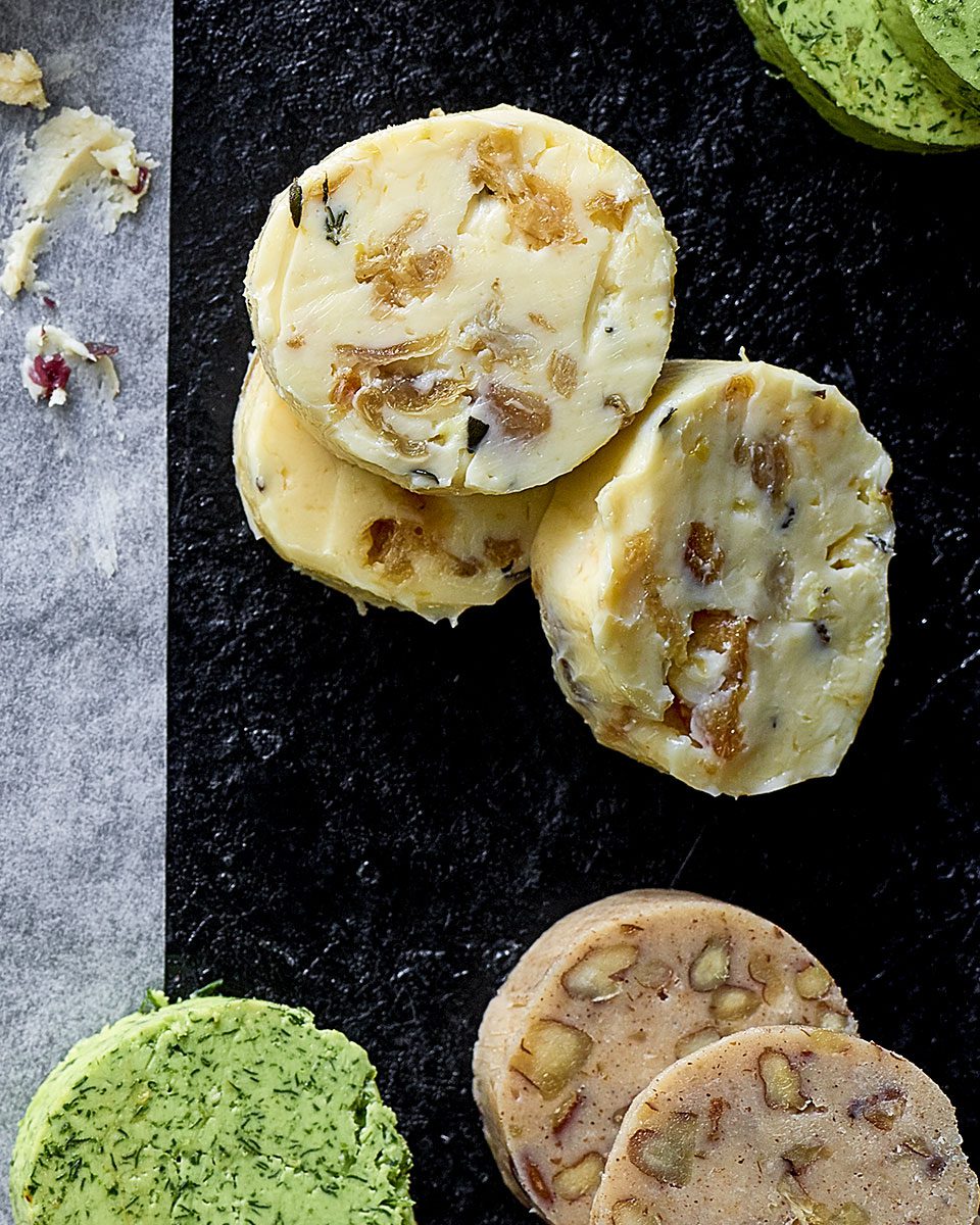 Chicken skin and thyme butter - delicious. magazine