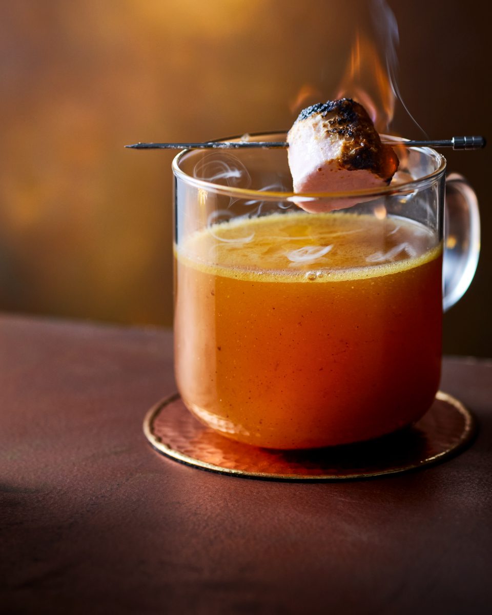 Toasted marshmallow hot buttered rum - delicious. magazine