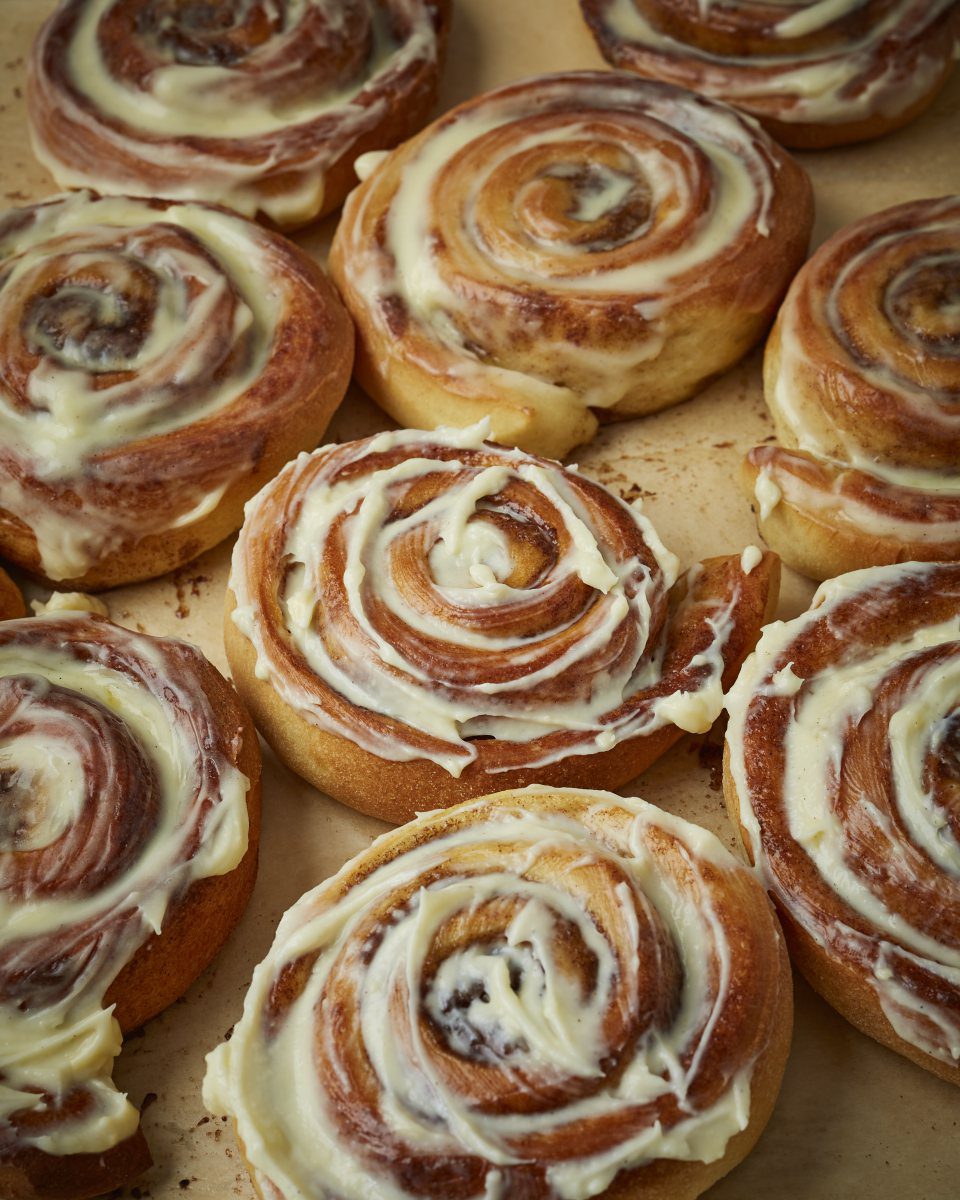 Iced cinnamon rolls - delicious. magazine