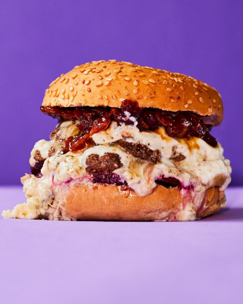 Blue cheese and bacon smash burger - delicious. magazine