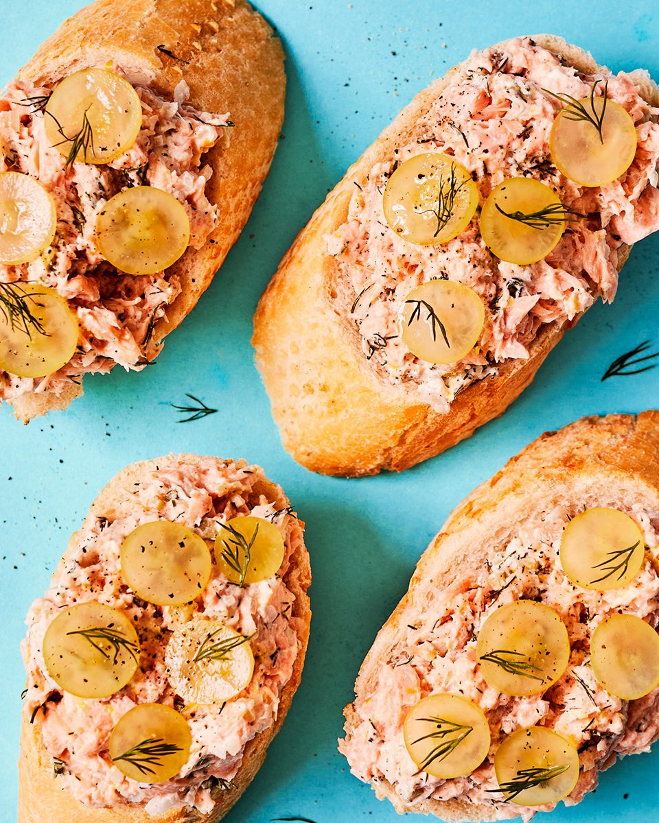 Trout rillettes with dill and green grapes - delicious. magazine
