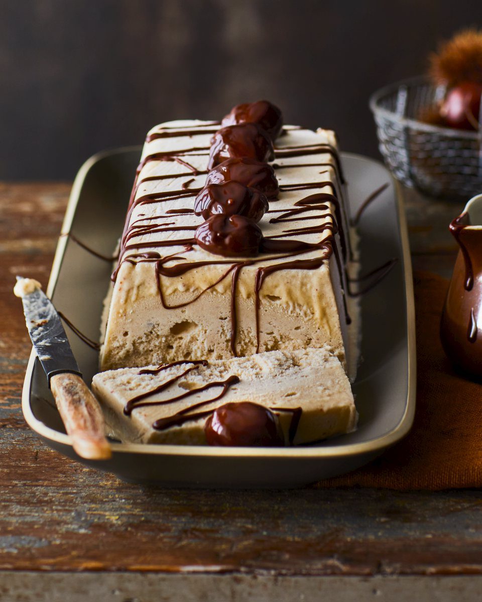 Chestnut parfait with chocolate caramel - delicious. magazine