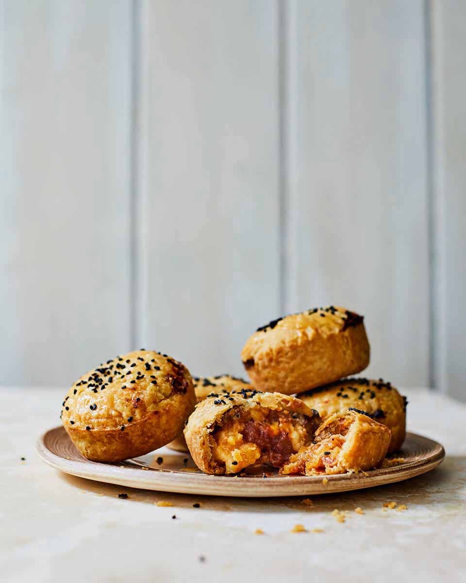Double-cheese and chutney pies - delicious. magazine