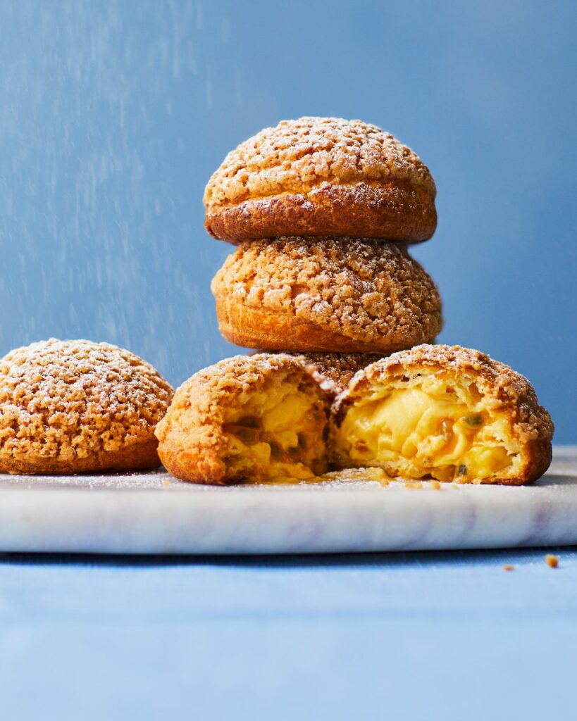 Ravneet Gill's mango and passion fruit choux buns - delicious. magazine