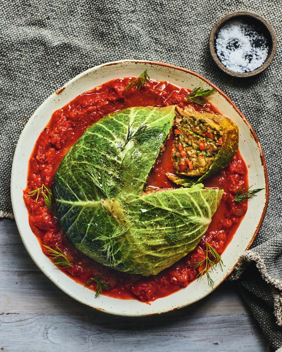 Lamb and buckwheat stuffed cabbage - delicious. magazine