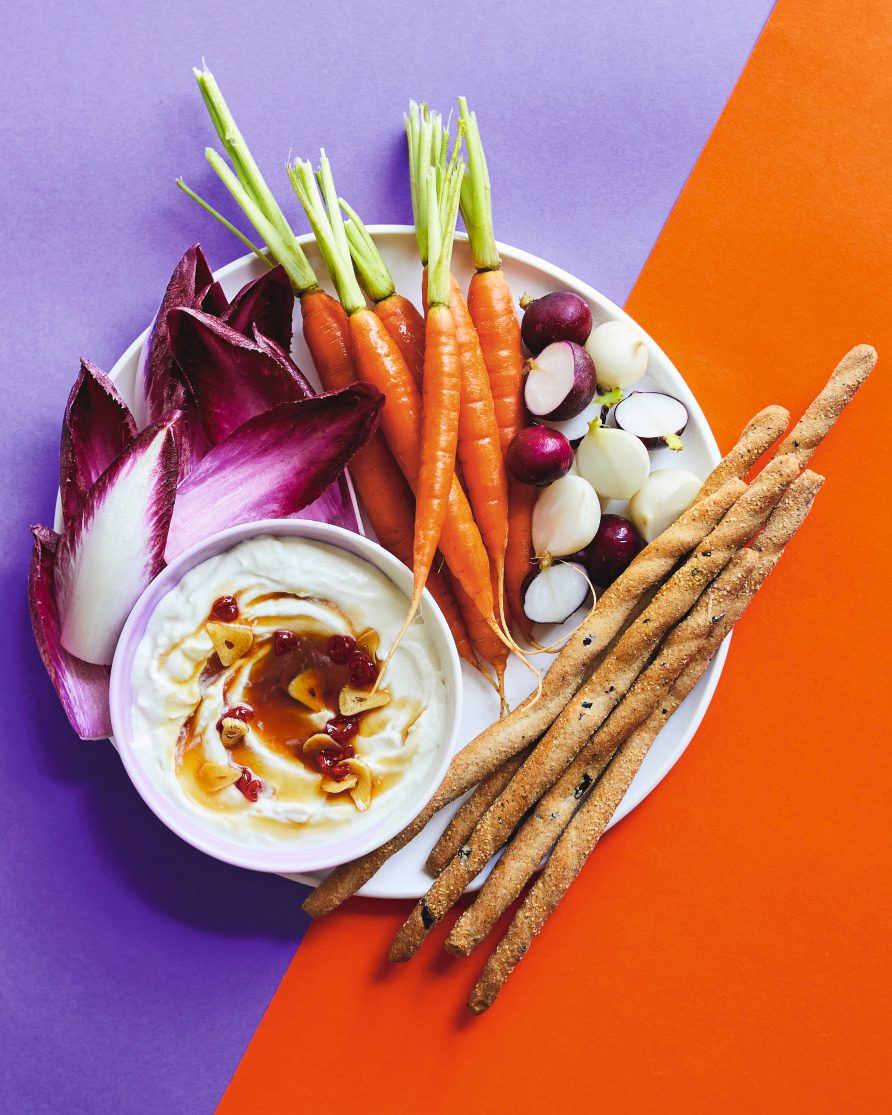 Whipped goat’s cheese with hot honey - delicious. magazine